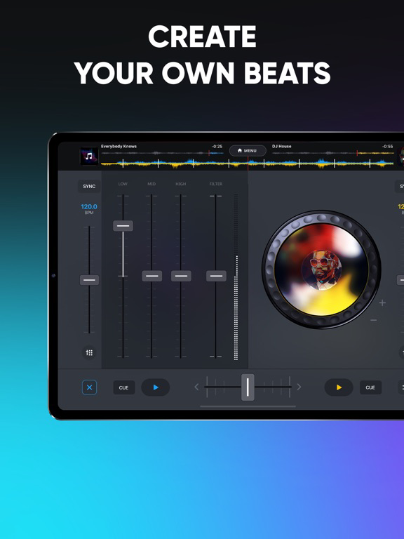 DJ it! Virtual Music Mixer app for iOS (iPhone/iPad/iPod touch) - Free ...