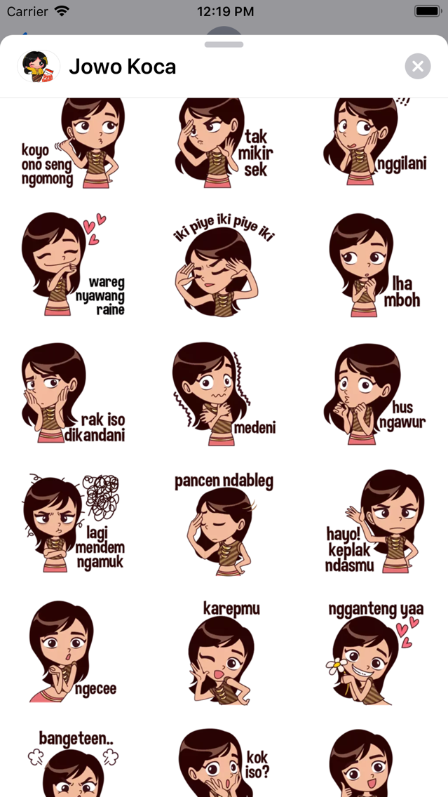 Jawa Stiker Lucu - Jowo Koca for iOS (iPhone/iPad) Latest Version at $0 ...