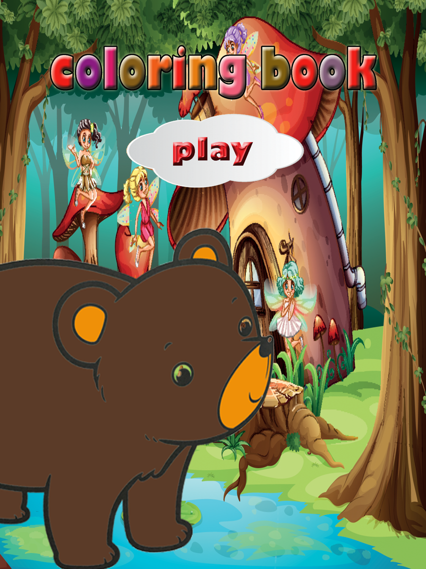 Panda Cute Coloring Games for kids Second Edition for iOS (iPhone/iPad ...