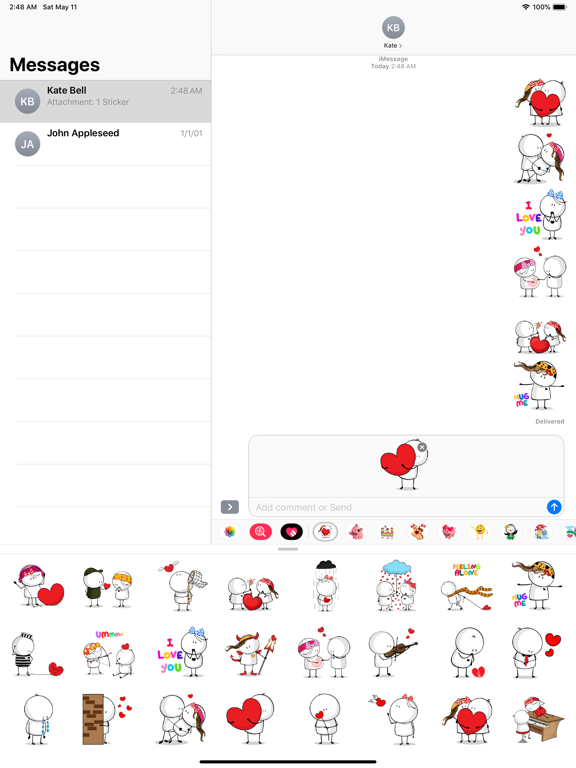 Cutest Love Making Sticker Emo for iOS (iPhone/iPad/iPod touch) Latest ...