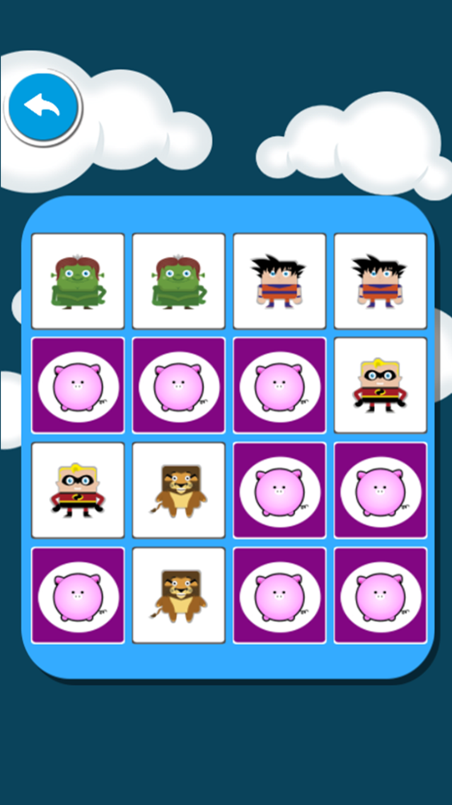 Memorama Cartoon for iOS (iPhone/iPad) - Free Download at AppPure