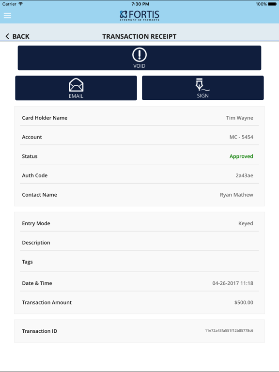 FortisPay for iOS (iPhone/iPad/iPod touch) - Free Download at AppPure