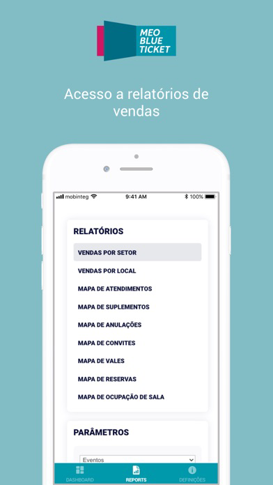 BLUETICKET REPORTS for iOS (iPhone/iPad/iPod touch) - Free Download at ...