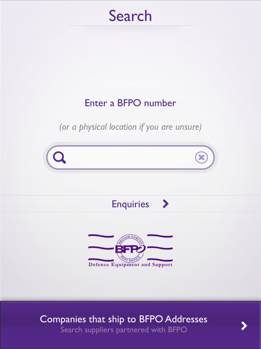 BFPO for iOS (iPhone/iPad) - Free Download at AppPure