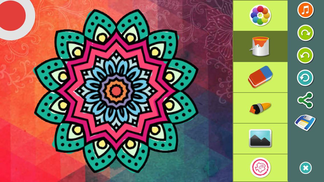 Mandalas Coloring Pages for iOS (iPhone/iPad) - Free Download at AppPure