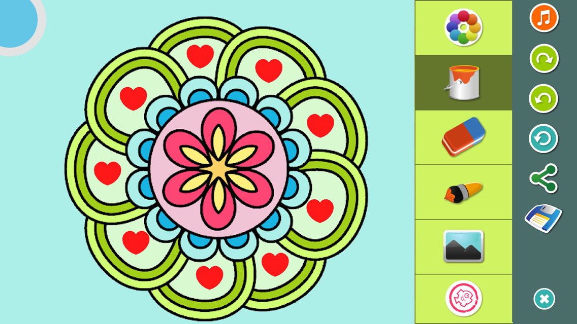 Mandalas Coloring Pages for iOS (iPhone/iPad) - Free Download at AppPure