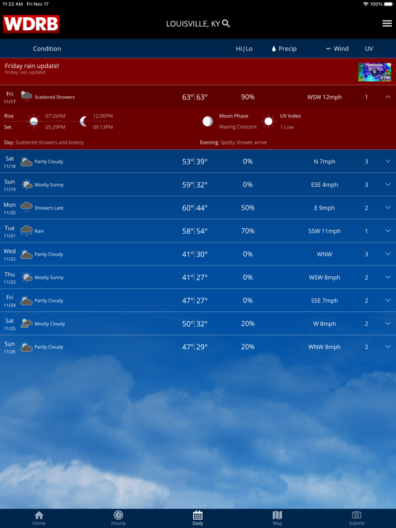WDRB Weather for iOS (iPhone/iPad) - Free Download at AppPure