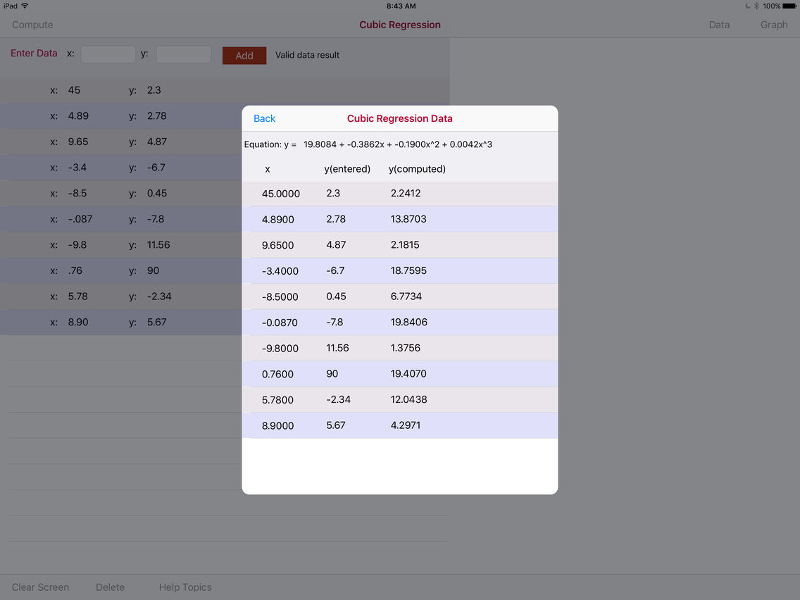 Cubic Regression For Ios Iphone Ipad Free Download At Apppure