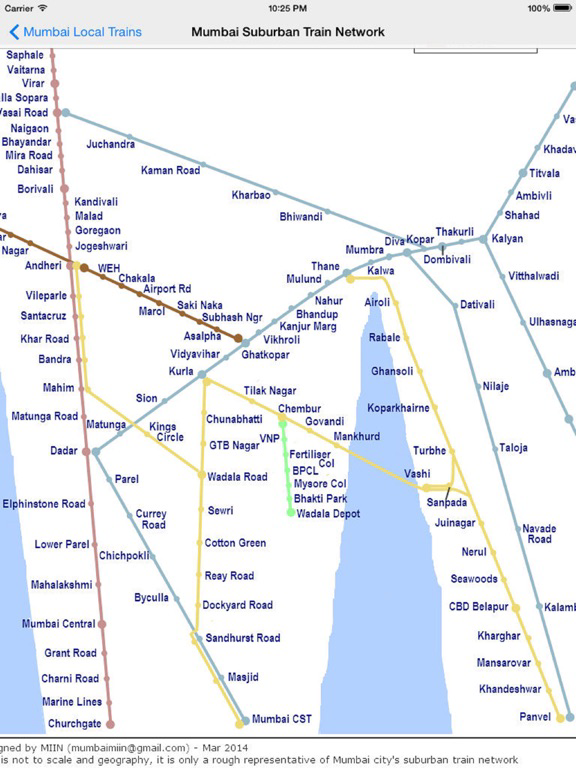 Mumbai Local Train Timetable para iOS (iPhone/iPad/iPod touch) - Baixar ...