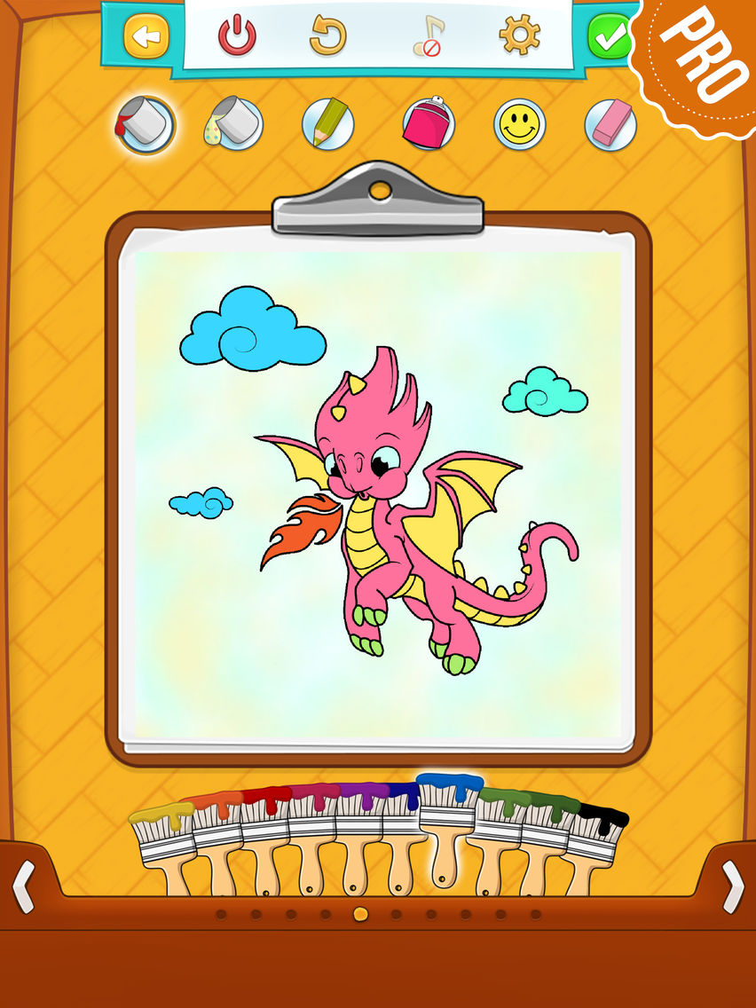 Dragon Coloring Pages PRO - Animal Coloring Games for Kids for iOS ...