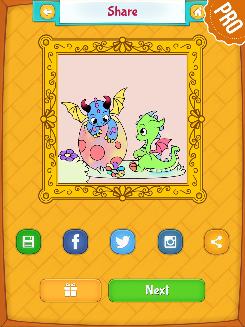 Dragon Coloring Pages PRO - Animal Coloring Games for Kids for iOS ...