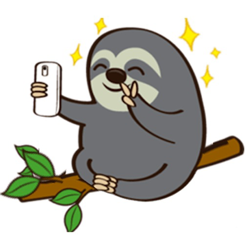 Slow Life Of Cute Sloth Emoji for iOS (iPhone/iPad) Latest Version at ...