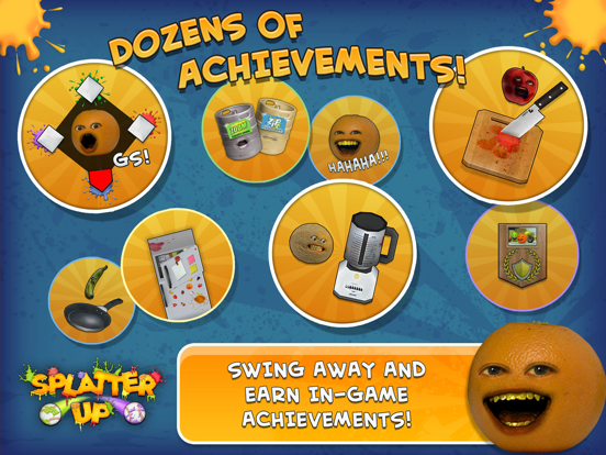 Annoying Orange Splatter Up! for iOS (iPhone/iPad/iPod touch) - Free ...