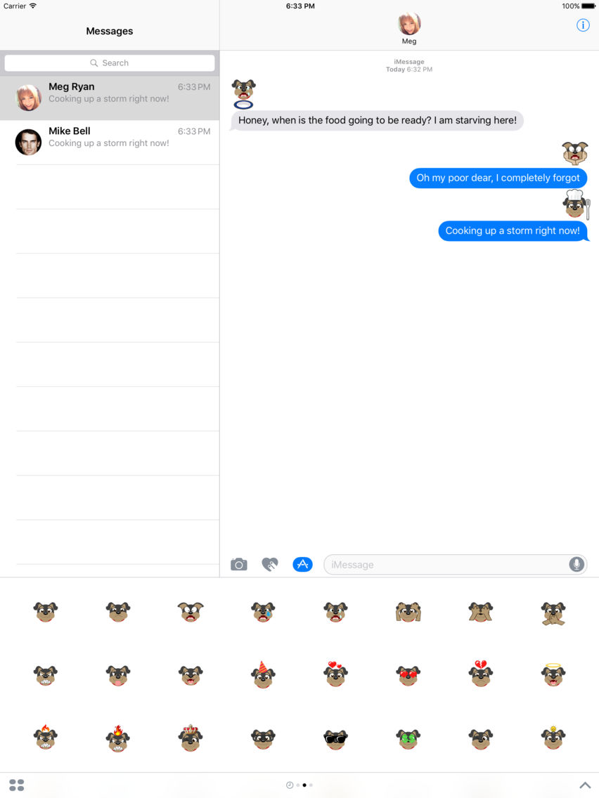 Dog moji - Dog Sticker Pack for Dog Lovers for iOS (iPhone/iPad) Latest ...