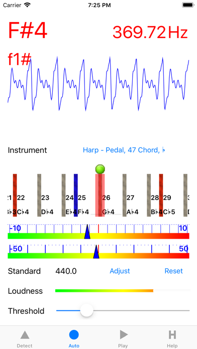 Harp Tuner for iOS (iPhone/iPad/Mac/iPod touch) Latest Version at $5.99 ...