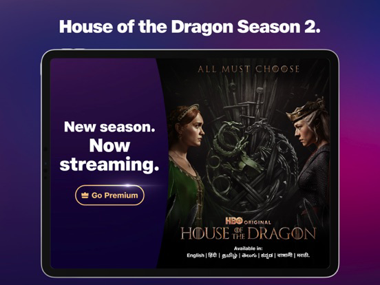 JioCinema-Shows, Movies & More for iOS (iPhone/iPad/Apple TV/iPod touch ...