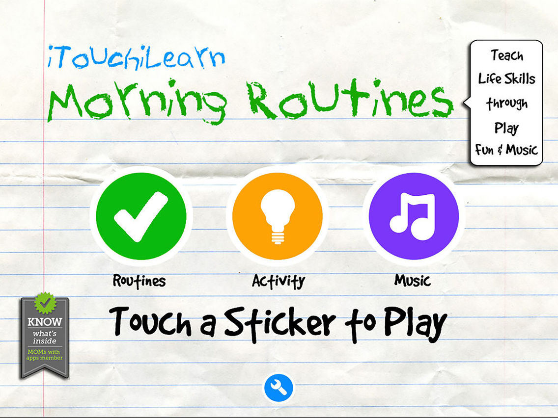 iTouchiLearn Life Skills: Morning Routines for Preschool Kids for iOS ...
