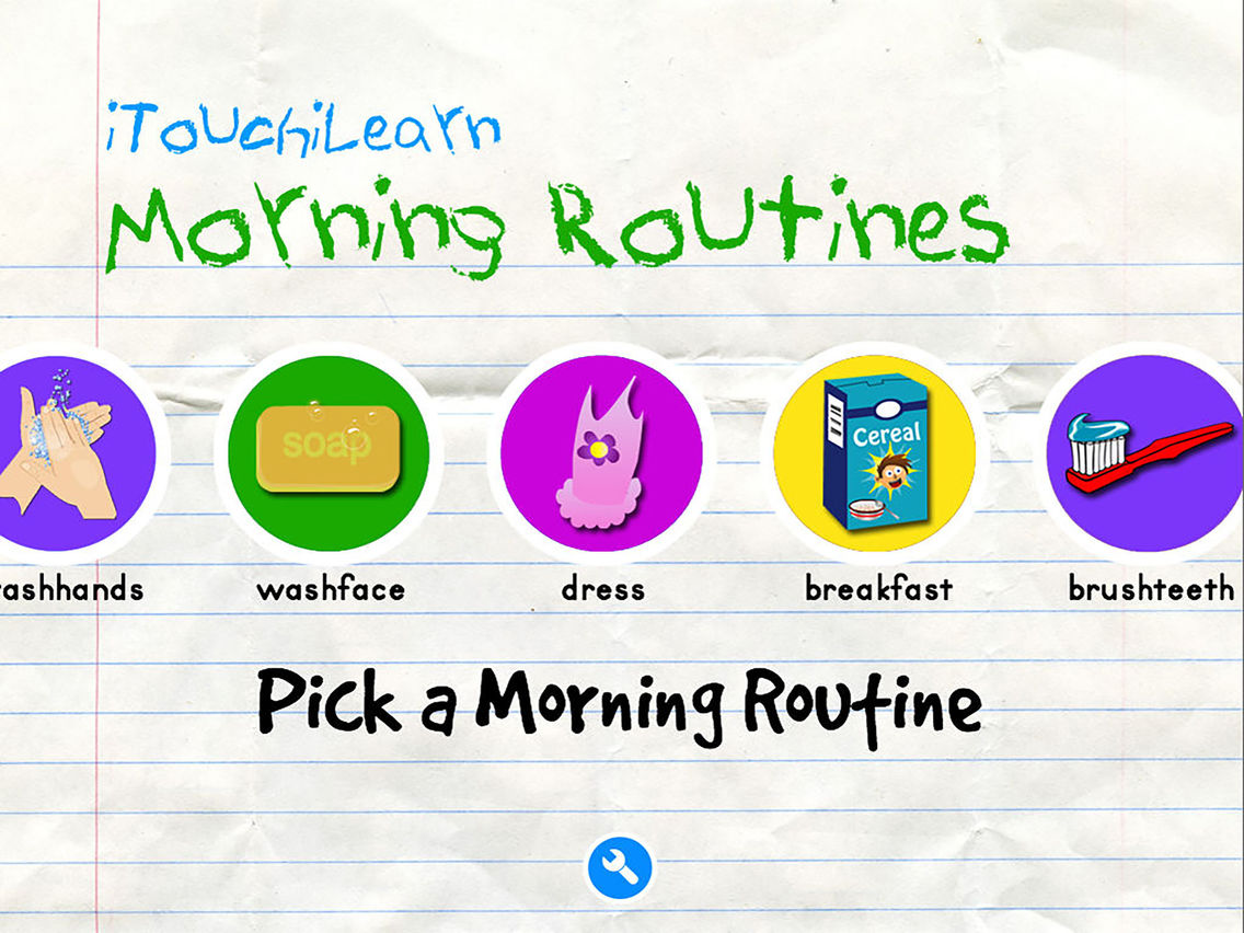 iTouchiLearn Life Skills: Morning Routines for Preschool Kids for iOS ...