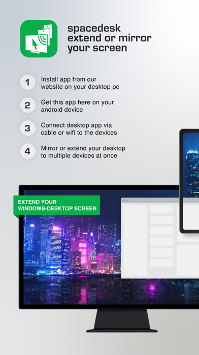 spacedesk (multi monitor app) for iOS (iPhone/iPad/iPod touch) - Free ...