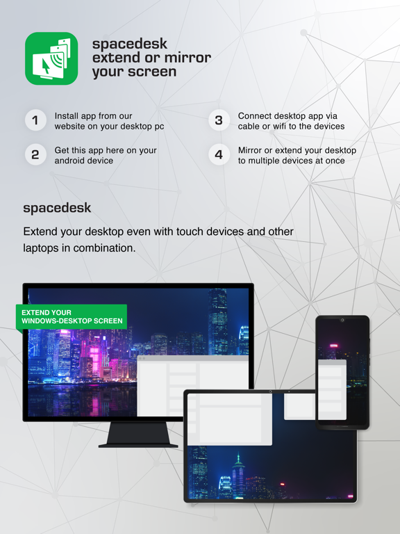 spacedesk (multi monitor app) for iOS (iPhone/iPad/iPod touch) - Free ...