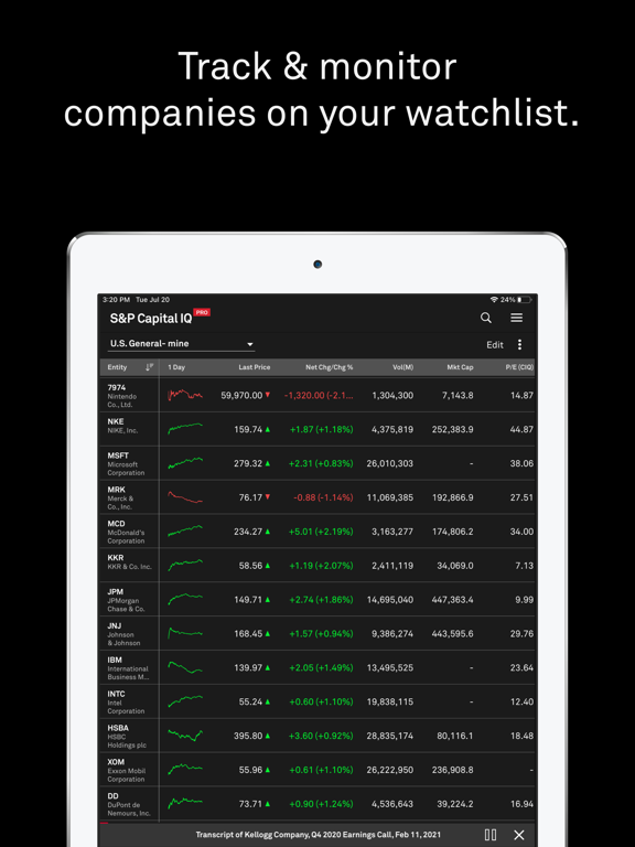 S&P Capital IQ Pro for iOS (iPhone/iPad/iPod touch) - Free Download at ...