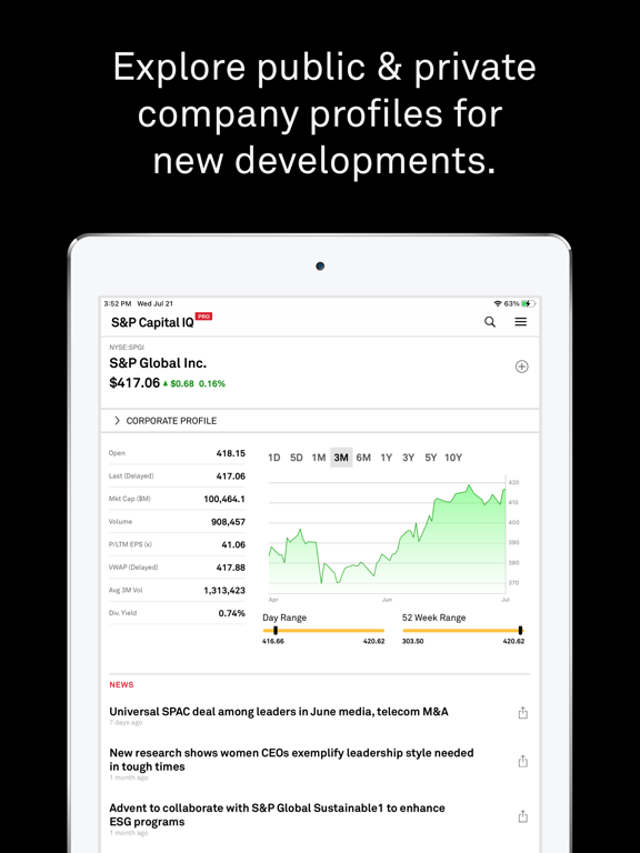 S&P Capital IQ Pro for iOS (iPhone/iPad/iPod touch) - Free Download at ...