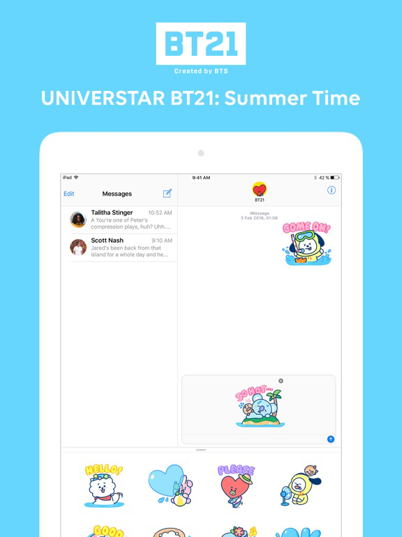 BT21: Summer Time for iOS (iPhone/iPad/iPod touch) Latest Version at $1 ...
