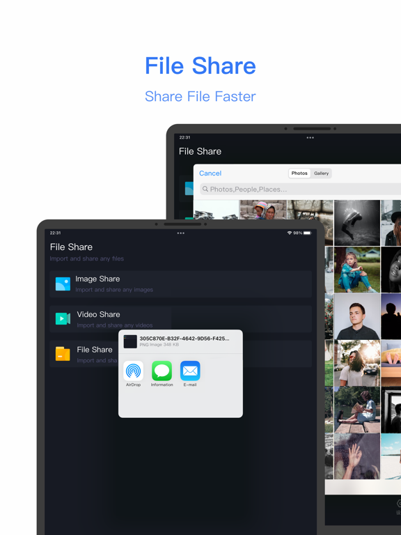 ShareDrop - Quick File Share for iOS (iPhone/iPad) - Free Download at AppPure