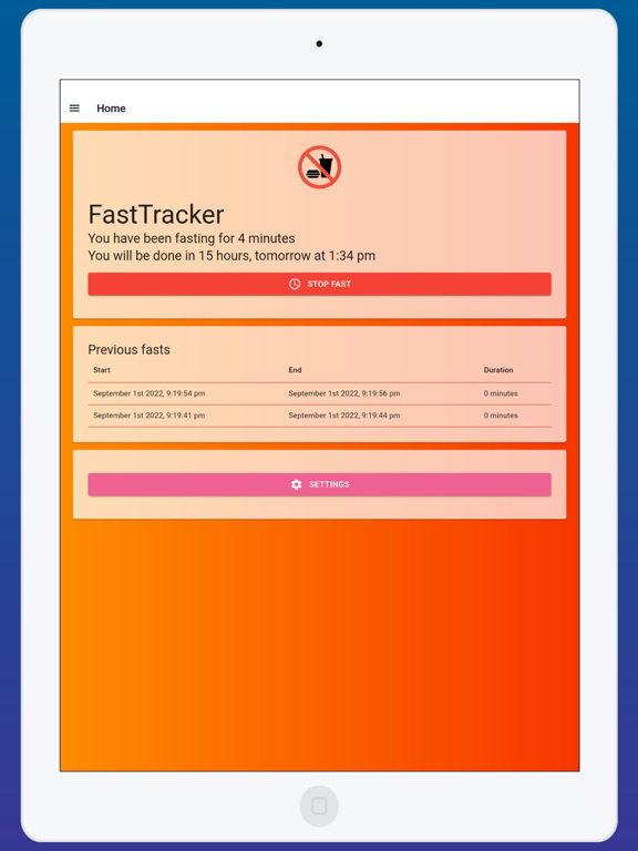 Simple Intermittent Fasting. for iOS (iPhone/iPad/iPod touch) - Free ...