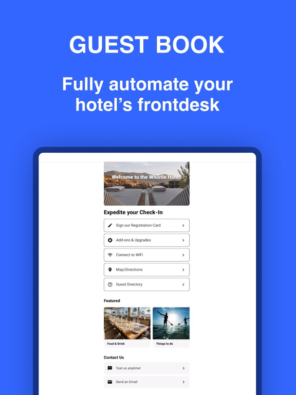 Whistle for Cloudbeds for iOS (iPhone/iPad/iPod touch) - Free Download at AppPure