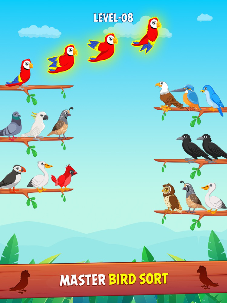Bird Sort Puzzle Game for iOS (iPhone/iPad) - Free Download at AppPure