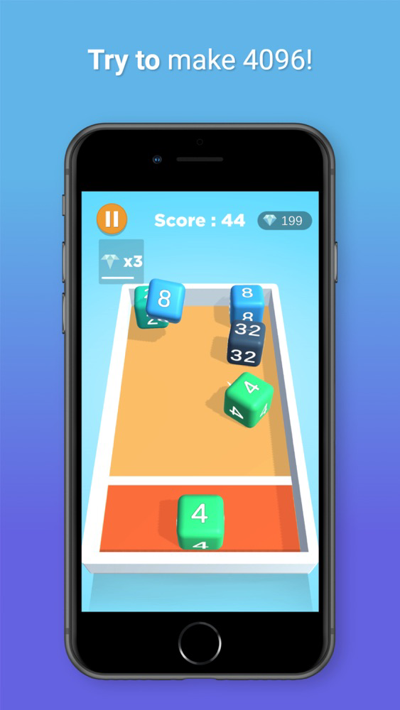 4096 Merge Puzzle Game for iOS (iPhone/iPad) - Free Download at AppPure