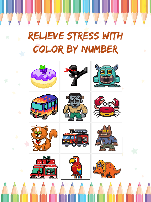 Color by Number : Fun Coloring for iOS (iPhone/iPad/iPod touch) - Free ...