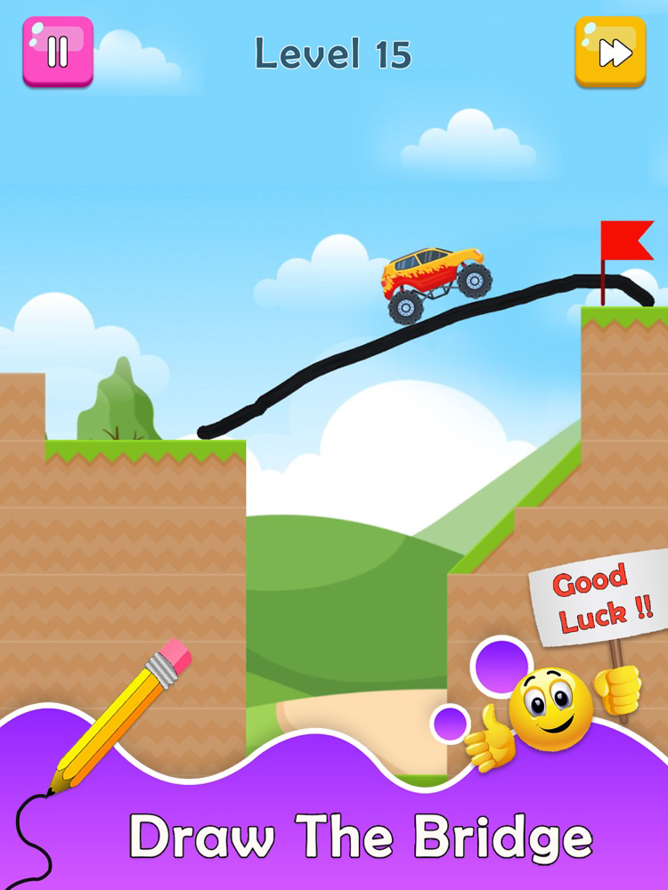 Draw Bridge Puzzle Game for iOS (iPhone/iPad) - Free Download at AppPure