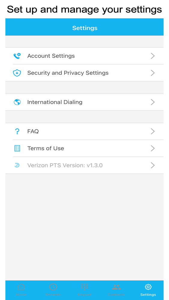 Verizon PTS Dialer for iOS (iPhone) - Free Download at AppPure