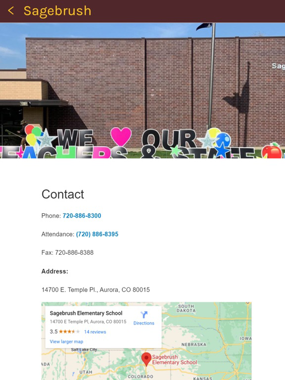 Sagebrush Elementary School for iOS (iPhone/iPad/iPod touch) - Free ...