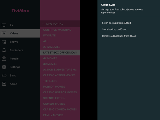 Tivimax IPTV Player (Premium) pour iOS (iPhone/iPad) Dernière Version à 22,99 € sur AppPure