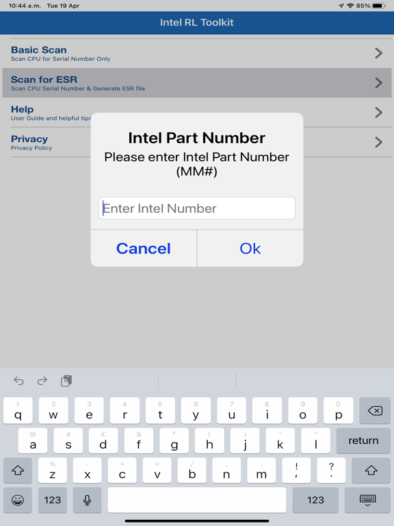 Intel Reverse Logistic Toolkit for iOS (iPhone/iPad/iPod touch) - Free Download at AppPure