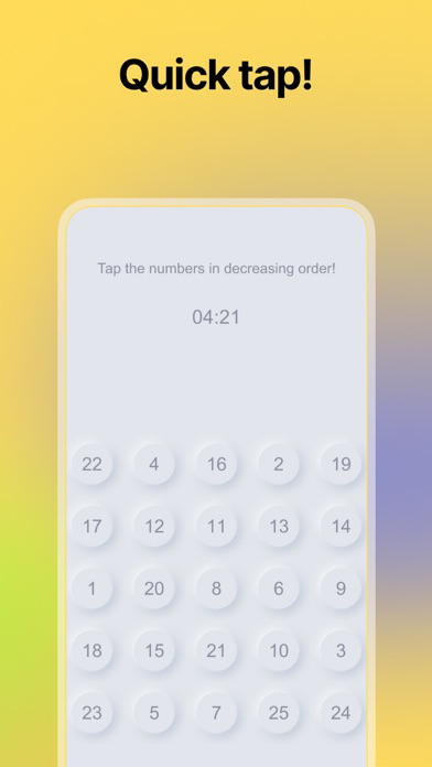 Tap Numbers Speed Test for iOS (iPhone/iPod touch) - Free Download at ...