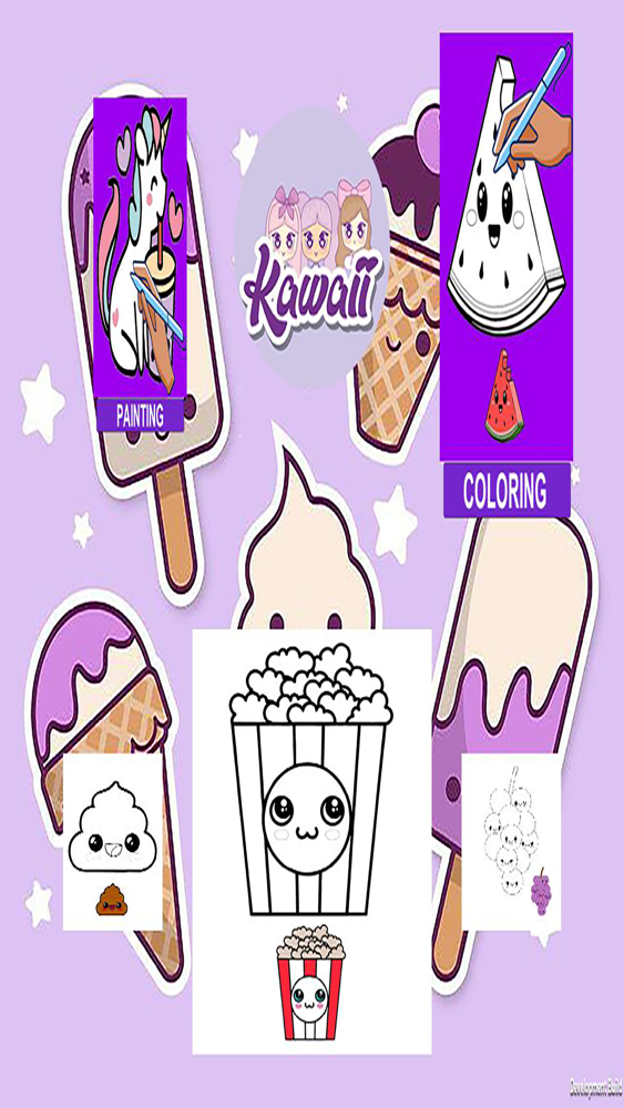 Kawaii Game Coloring Book for iOS (iPhone) - Free Download at AppPure