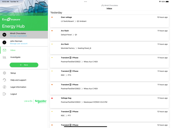 iOS(iPhone/iPad)용 EcoStruxure™ Energy Hub - AppPure에서 무료 다운로드