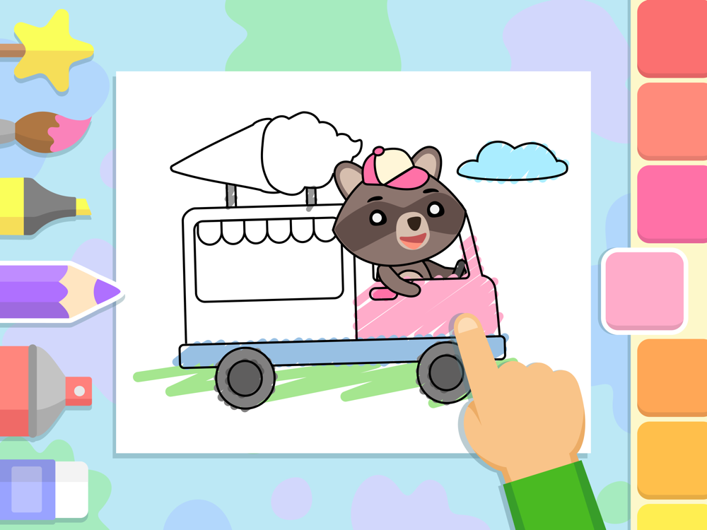 Coloring book - game for kids for iOS (iPhone/iPad) - Free Download at ...