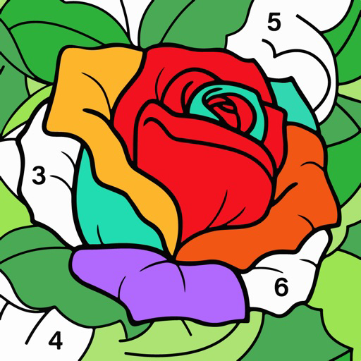 Coloring by number color games for iOS (iPhone/iPad) - Free Download at ...