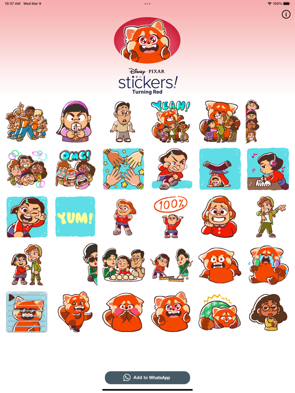 Pixar Stickers: Rot für iOS (iPhone/iPad/iPod touch), Neueste Version ...