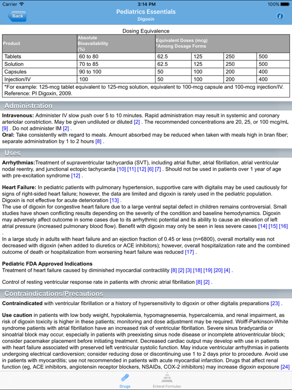 Micromedex Pediatric Reference for iOS (iPhone/iPad/iPod touch) - Free ...
