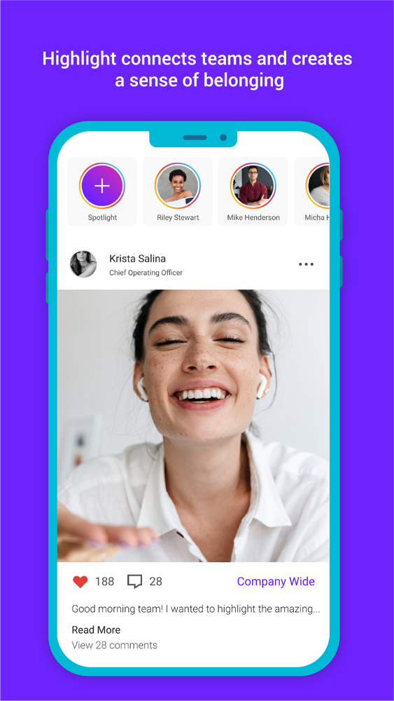 Highlight - Work Community App for iOS (iPhone) - Free Download at AppPure