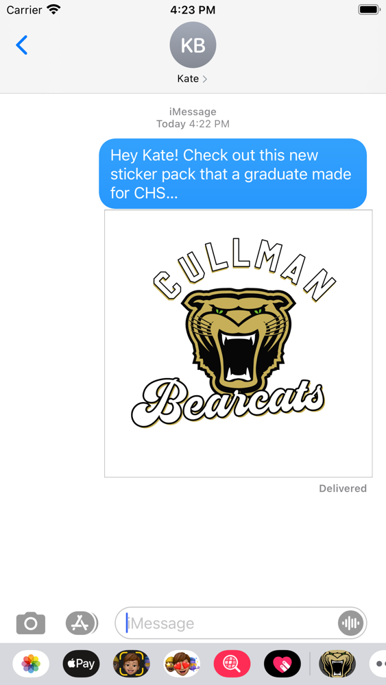 Cullman High School Stickers for iOS (iPhone/iPad) - Free Download at ...