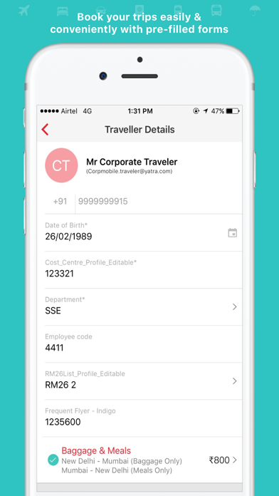 Yatra for Business for iOS (iPhone/iPad) - Free Download at AppPure