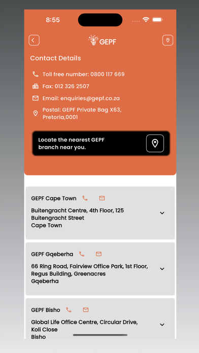 GEPF Self Service for iOS (iPhone) - Free Download at AppPure