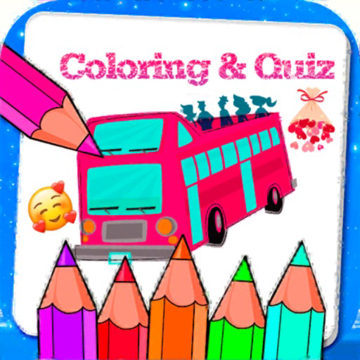 Quiz & Coloring book for iOS (iPhone/iPod touch) - Free Download at AppPure